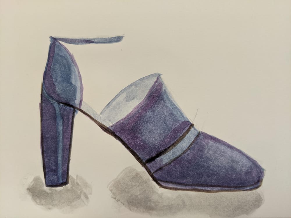 Watercolor Shoes | Skillshare Student Project
