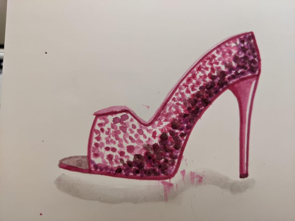 Watercolor Shoes | Skillshare Student Project