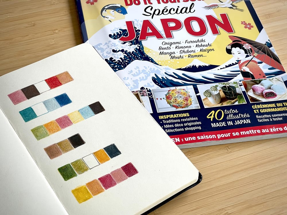 Color Palette from Japanese Inspirations | Skillshare Student Project