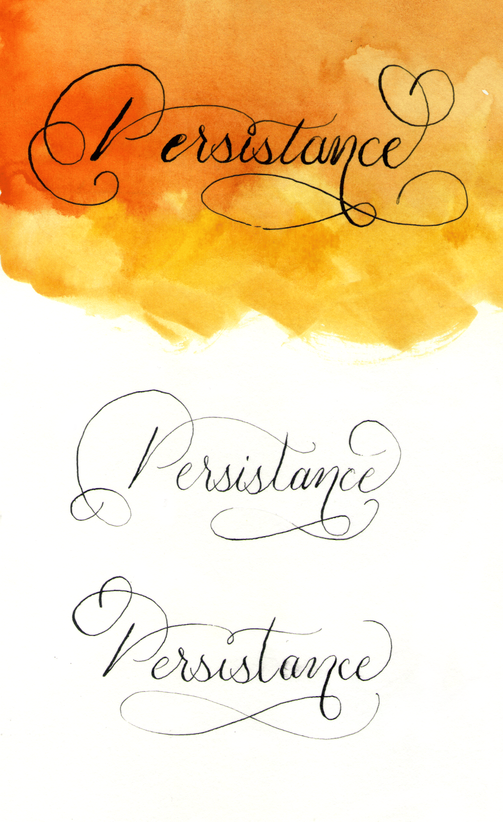 Flourish practice | Skillshare Student Project