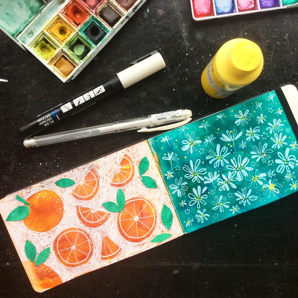 Fruits and flowers | Skillshare Student Project