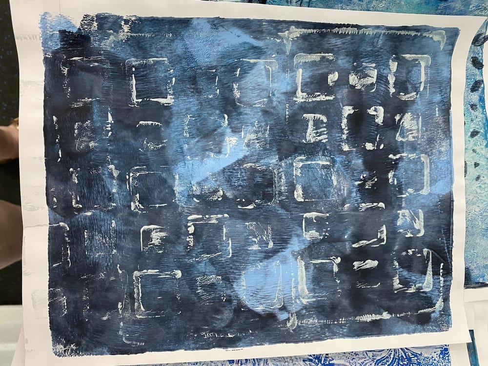 Mark Making on the Gelli Plate | Skillshare Student Project