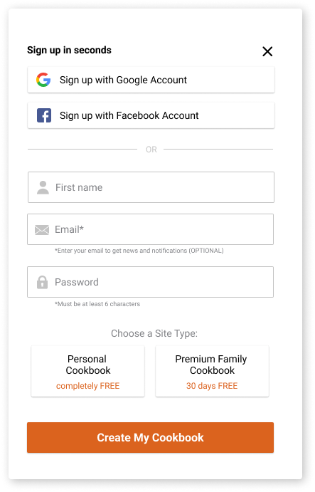 Sign up form | Skillshare Student Project