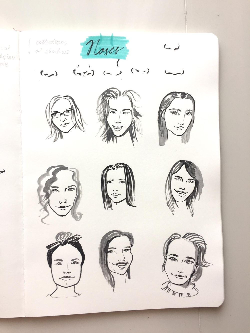 Olly Look practice drawing faces | Skillshare Student Project