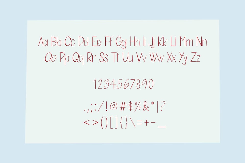 Lenny | A Hand Drawn Font | Skillshare Student Project