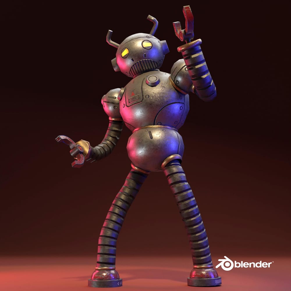 Retro Robot Final Project | Skillshare Student Project