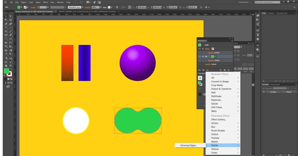 Shapes Exercise | Skillshare Student Project