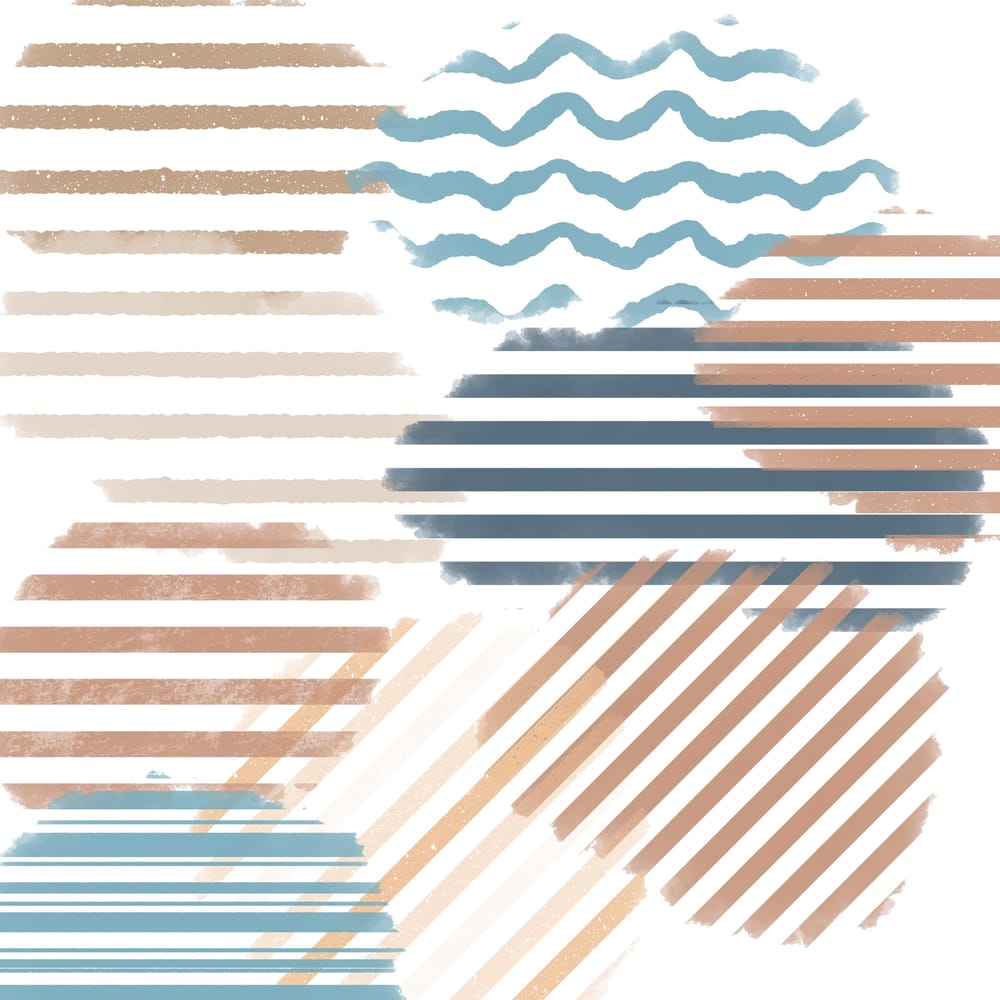 Beachy Line Patterns | Skillshare Student Project