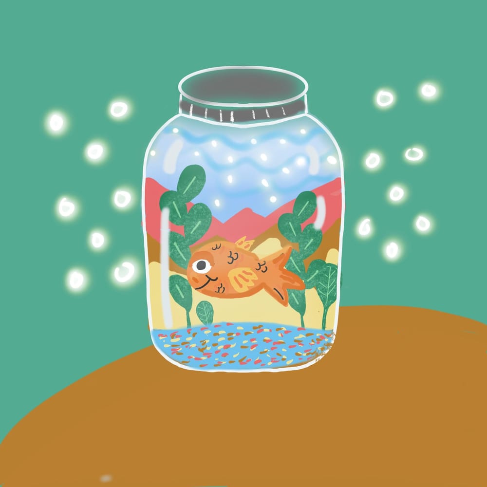 Goldfish in a Magical Jar | Skillshare Student Project