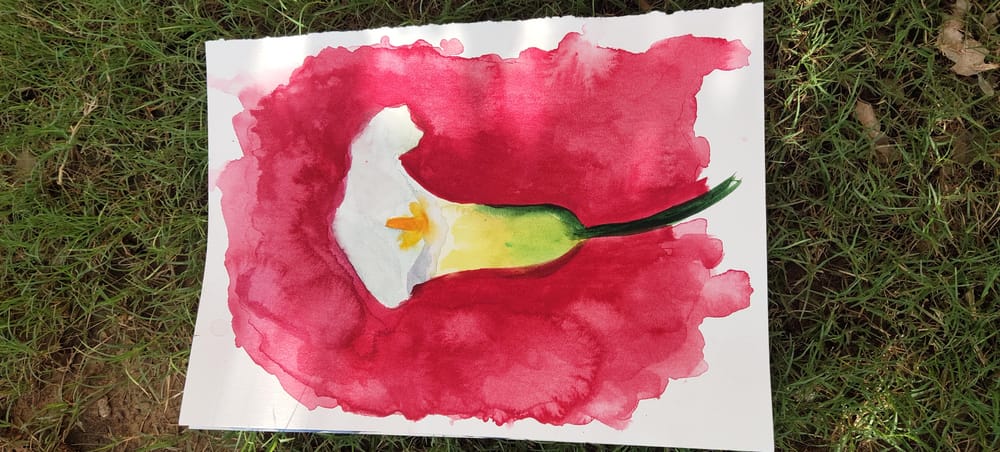 Expressive watercolor florals | Skillshare Student Project