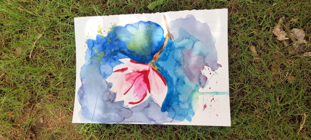 Expressive watercolor florals | Skillshare Student Project
