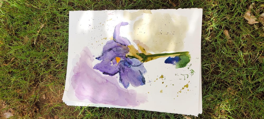 Expressive watercolor florals | Skillshare Student Project
