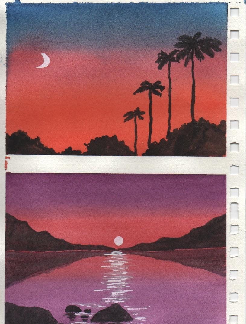 Mini sunset | Skillshare Student Project