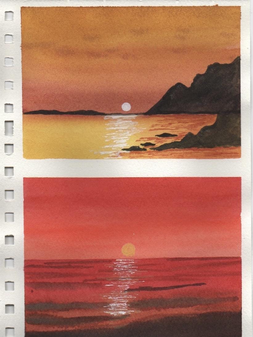 Mini sunset | Skillshare Student Project