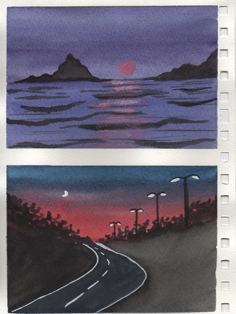 Mini sunset | Skillshare Student Project