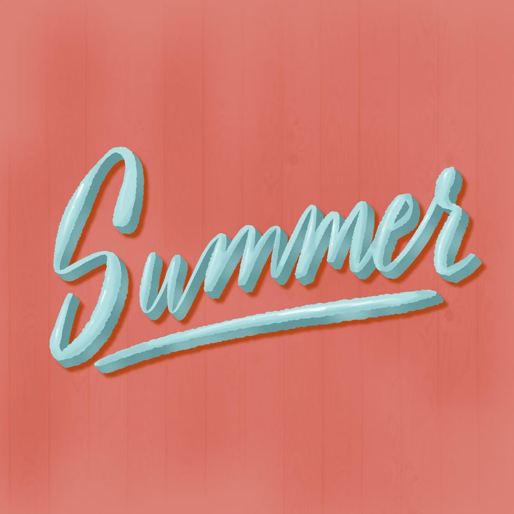 Summer Lettering | Skillshare Student Project