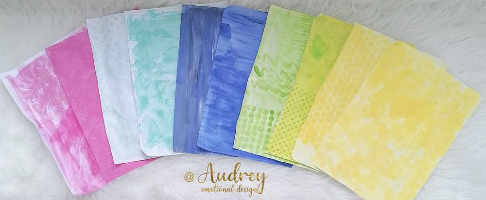 Hand painted Papers | Skillshare Student Project