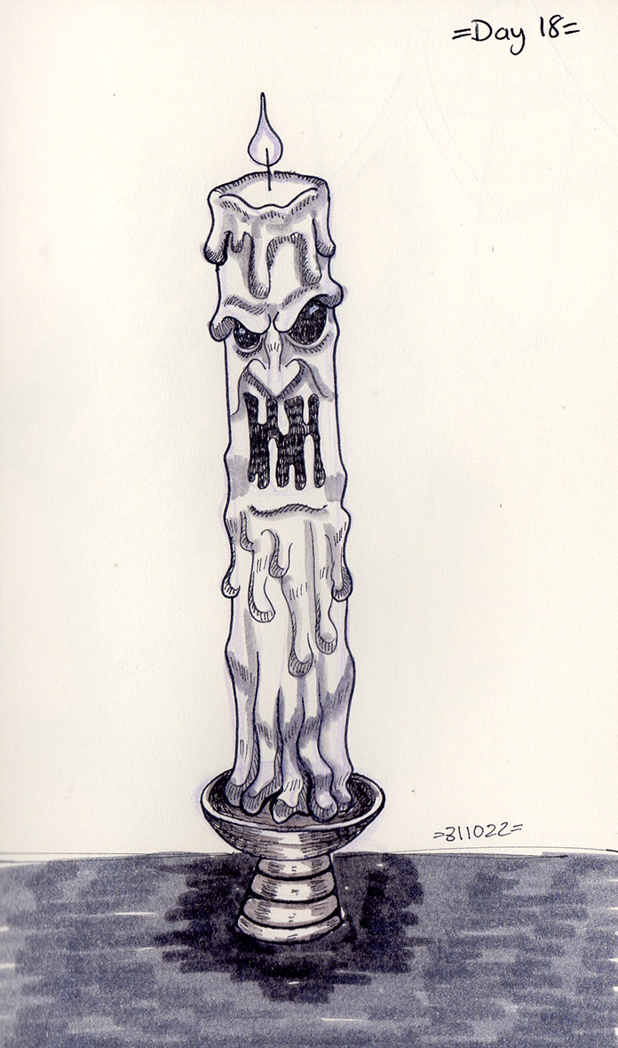 30 days of spooky objects | Skillshare Student Project