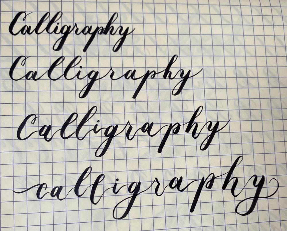 Calligraphy Variations | Skillshare Student Project
