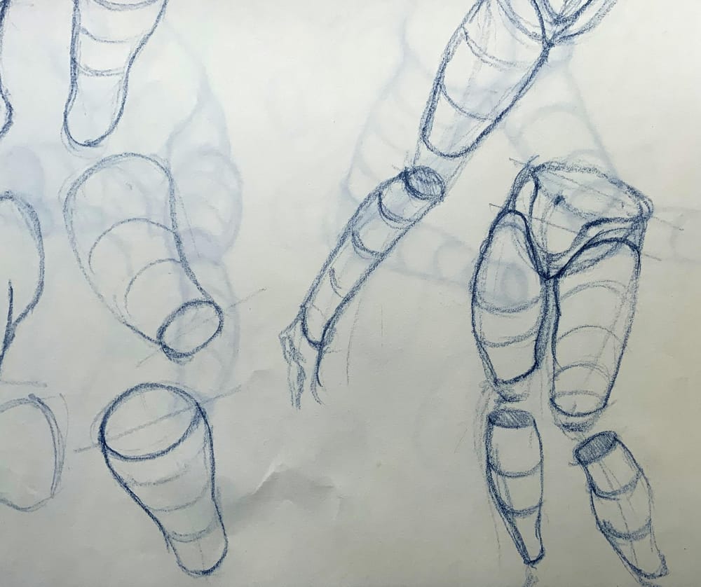 Volume and structure - sketches | Skillshare Student Project