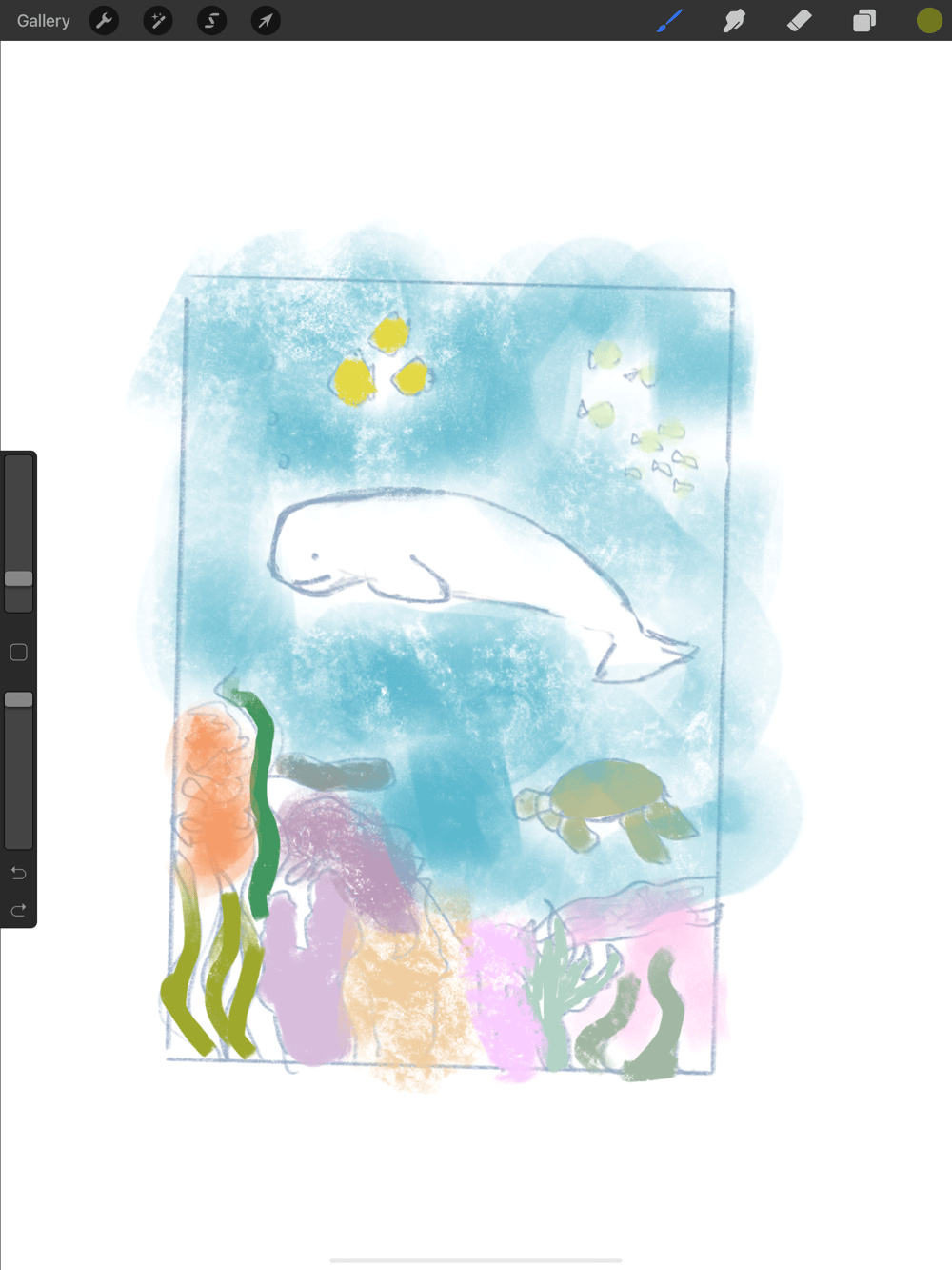 Ocean scene WIP | Skillshare Student Project