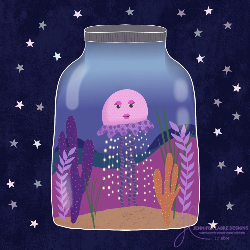 Jellyfish Jar | Skillshare Student Project