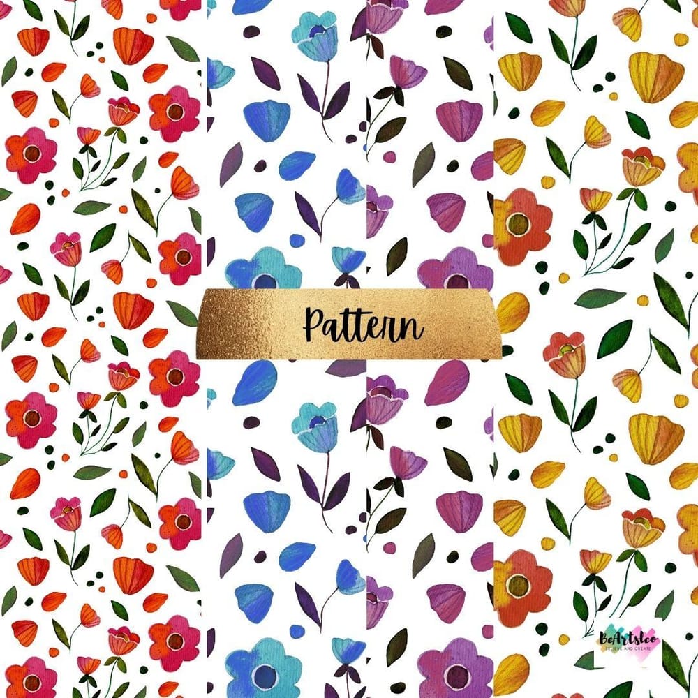 Watercolor a seamless Pattern in Photoshop | Skillshare Student Project