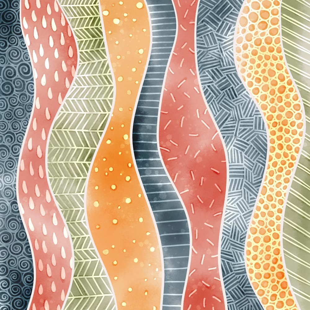 Digital Batik Illustrations | Skillshare Student Project