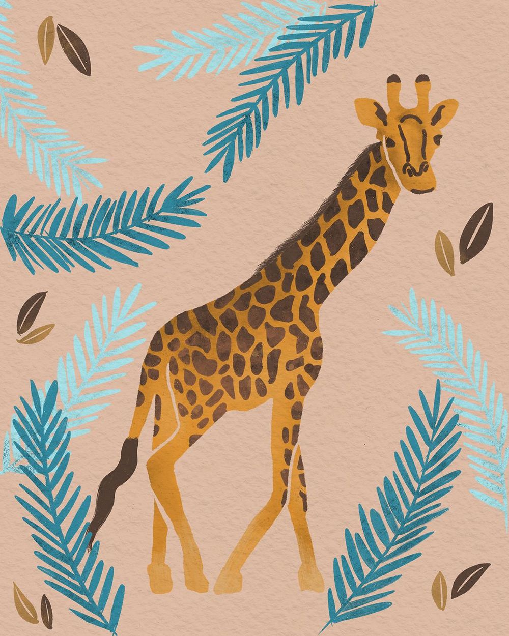 Colourful giraffes | Skillshare Student Project