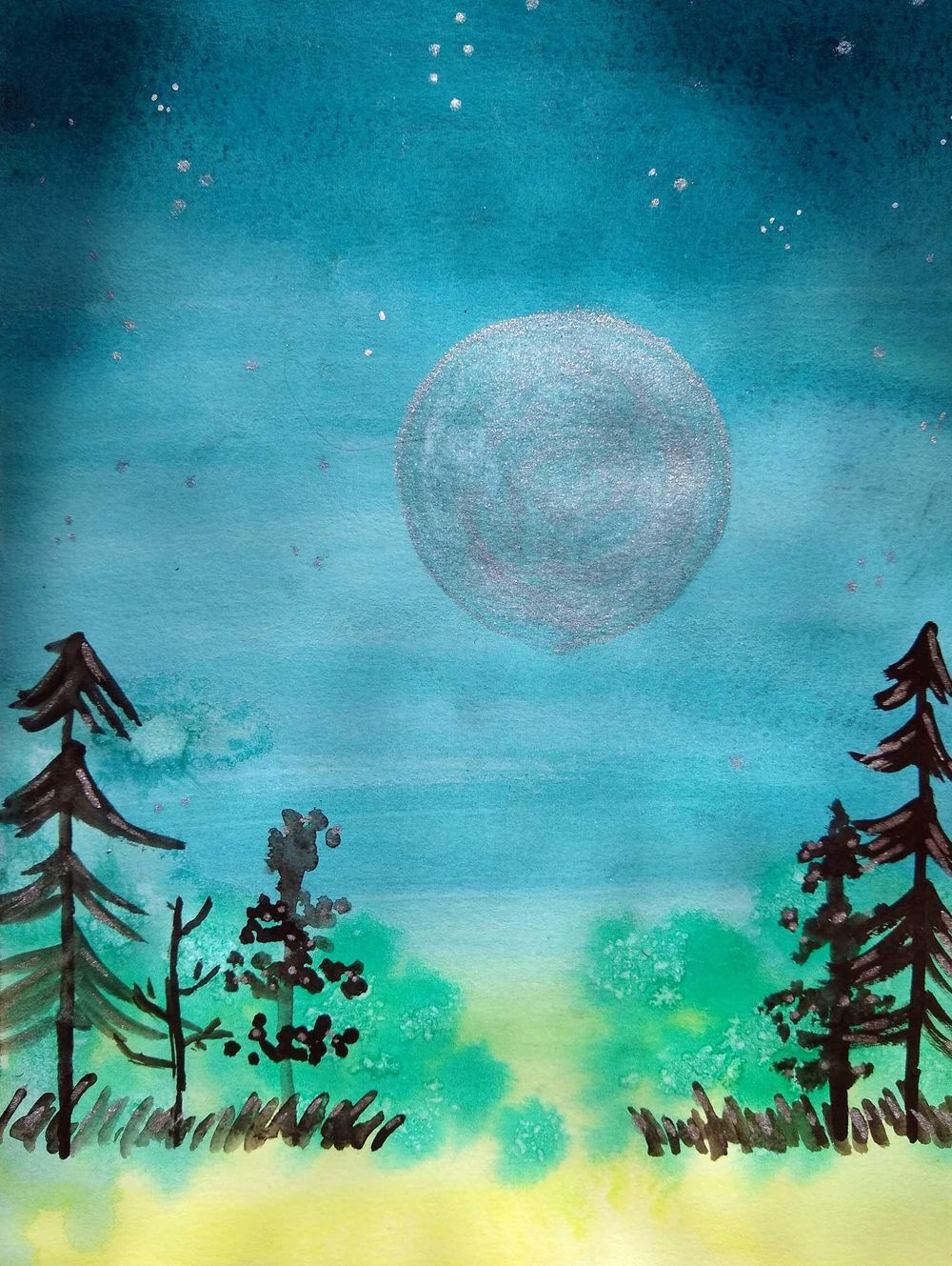 pine trees | Skillshare Student Project