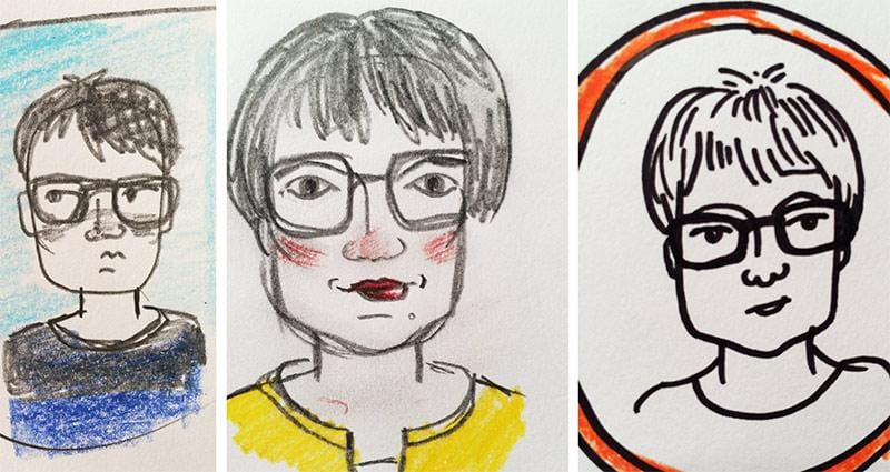 animated self portrait | Skillshare Student Project