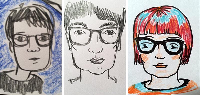 animated self portrait | Skillshare Student Project