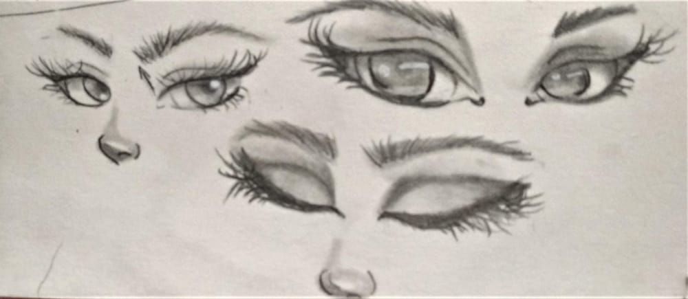 My first female character design course ever followed | Skillshare ...