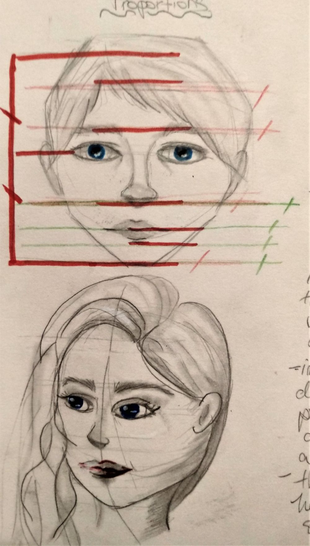 My first female character design course ever followed | Skillshare ...