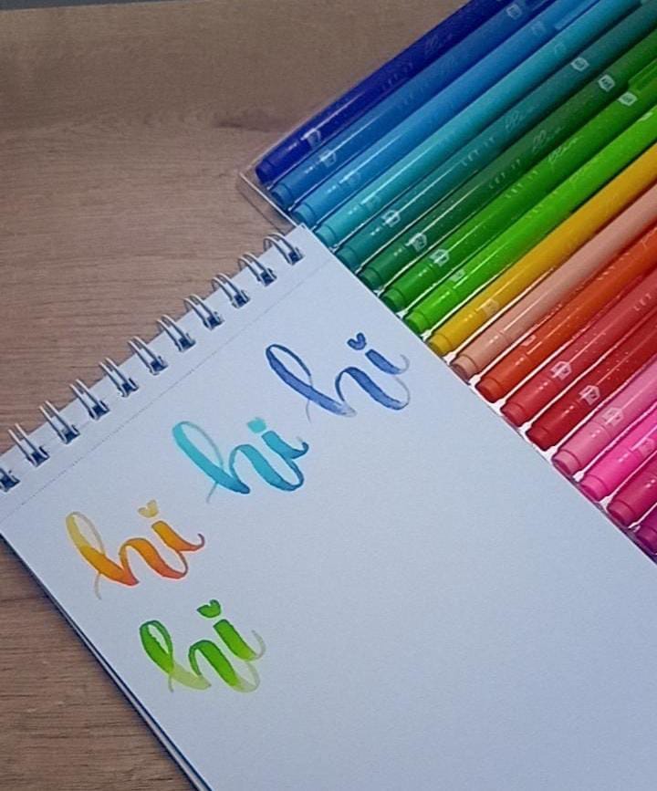 Lettering y degradado | Skillshare Student Project