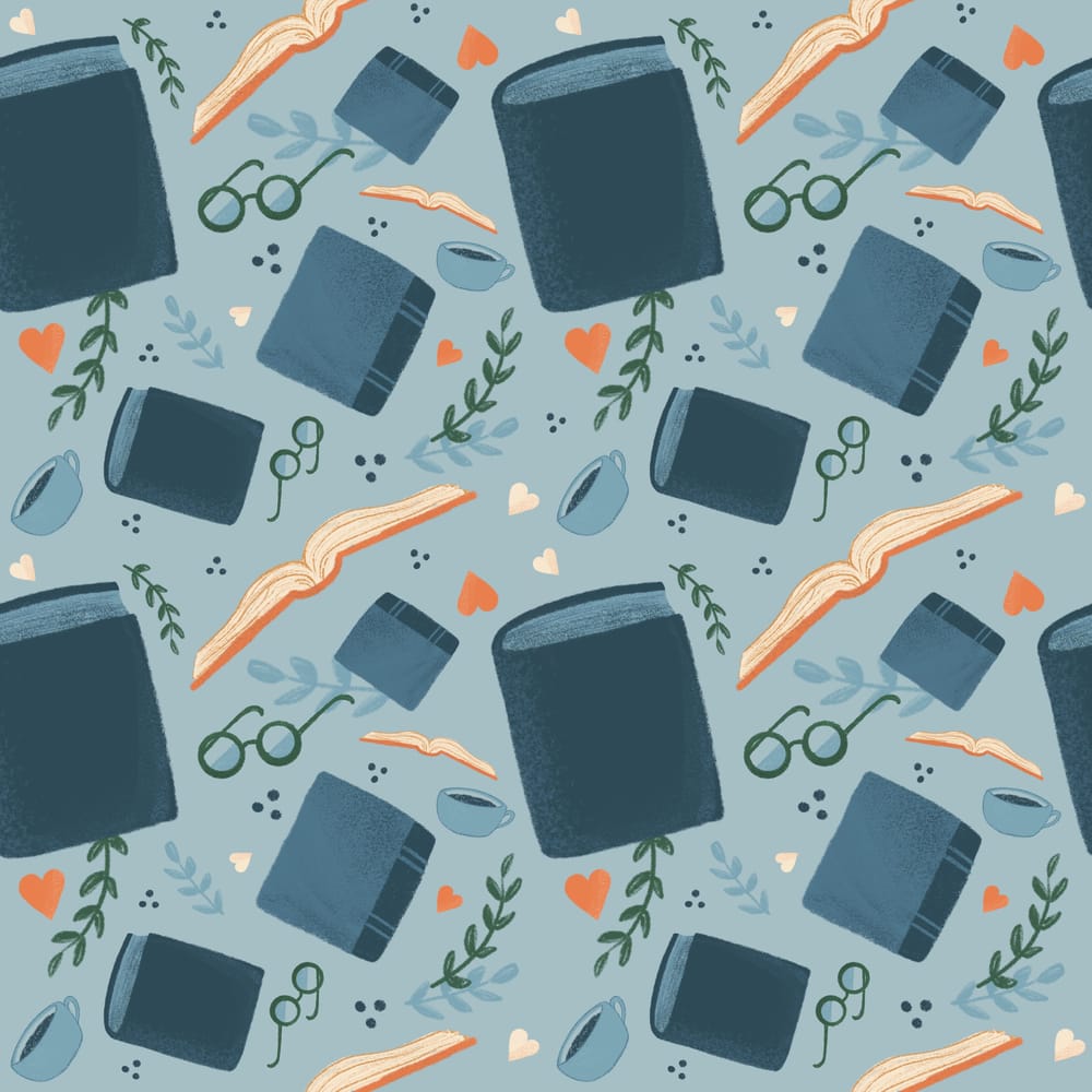 Bookish Pattern | Skillshare Student Project