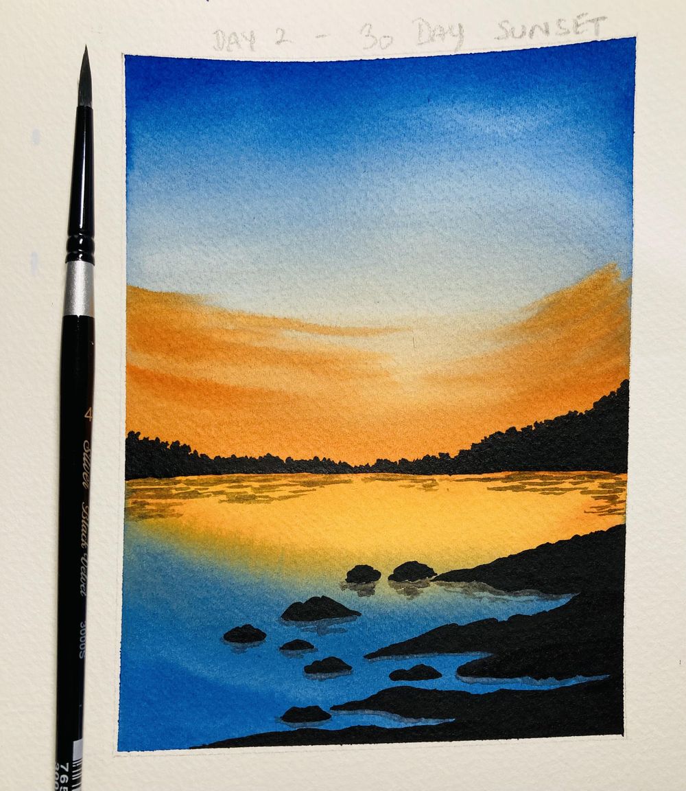 Magical sunsets for 30 days | Skillshare Student Project