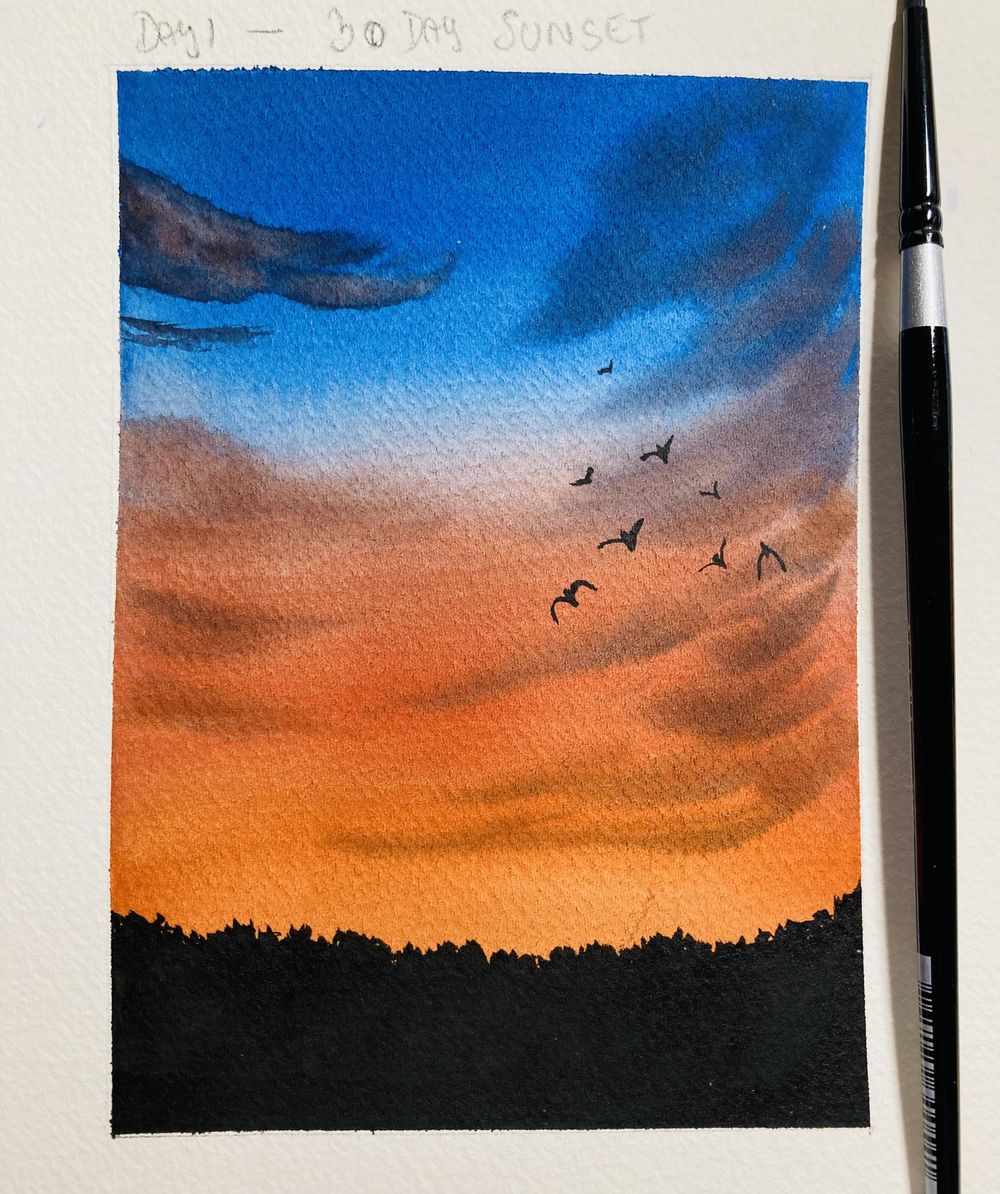 Magical sunsets for 30 days | Skillshare Student Project