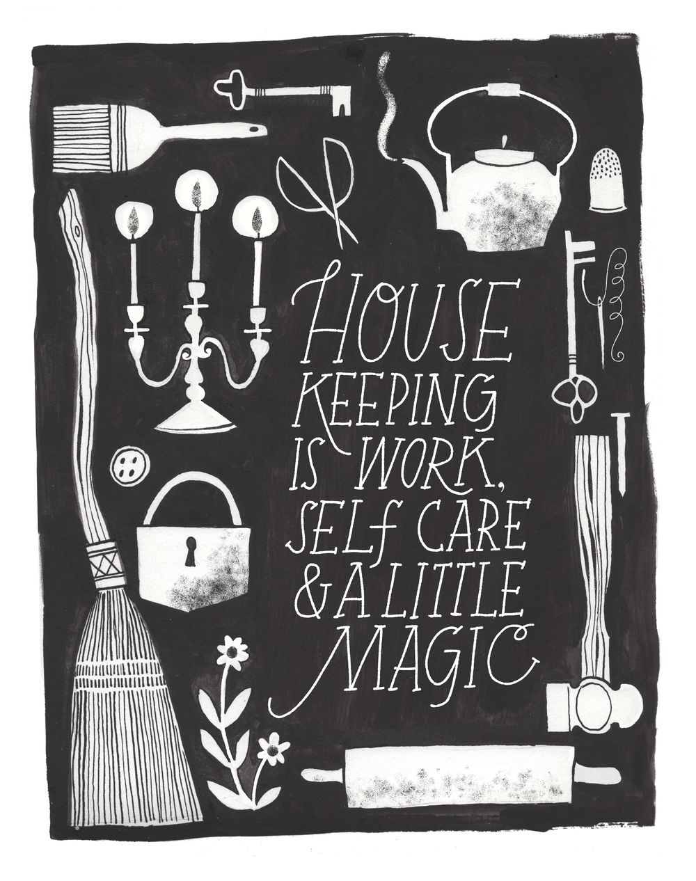 Lettering + Illustration | Skillshare Student Project