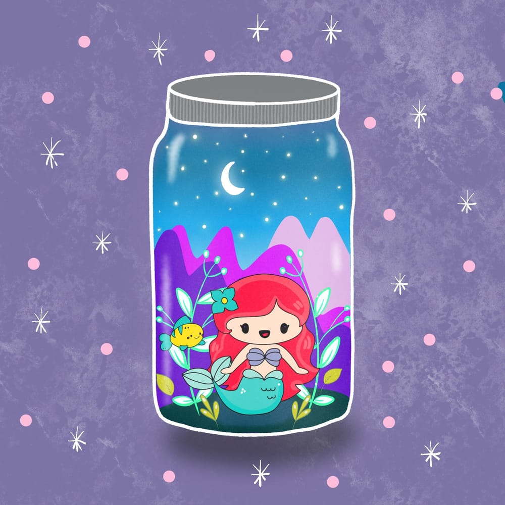 Mermaid in a Jar | Skillshare Student Project