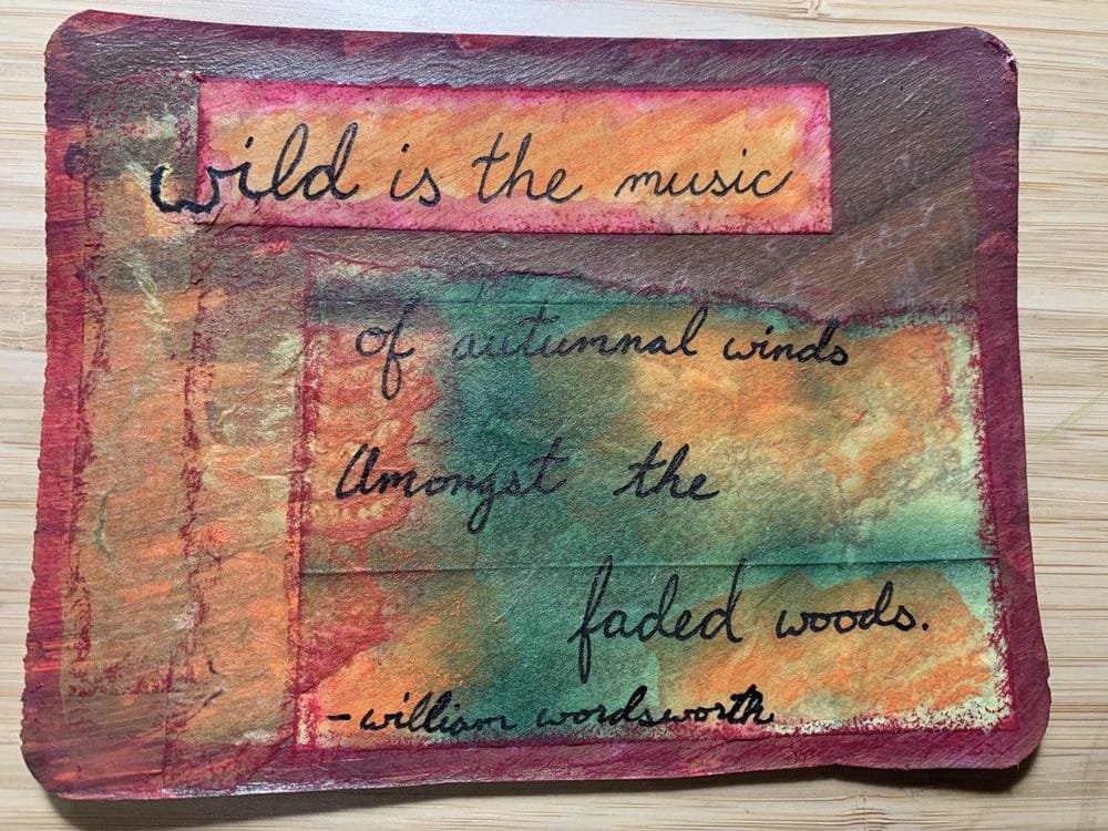 Wordless Mixed Media Postcards | Skillshare Student Project