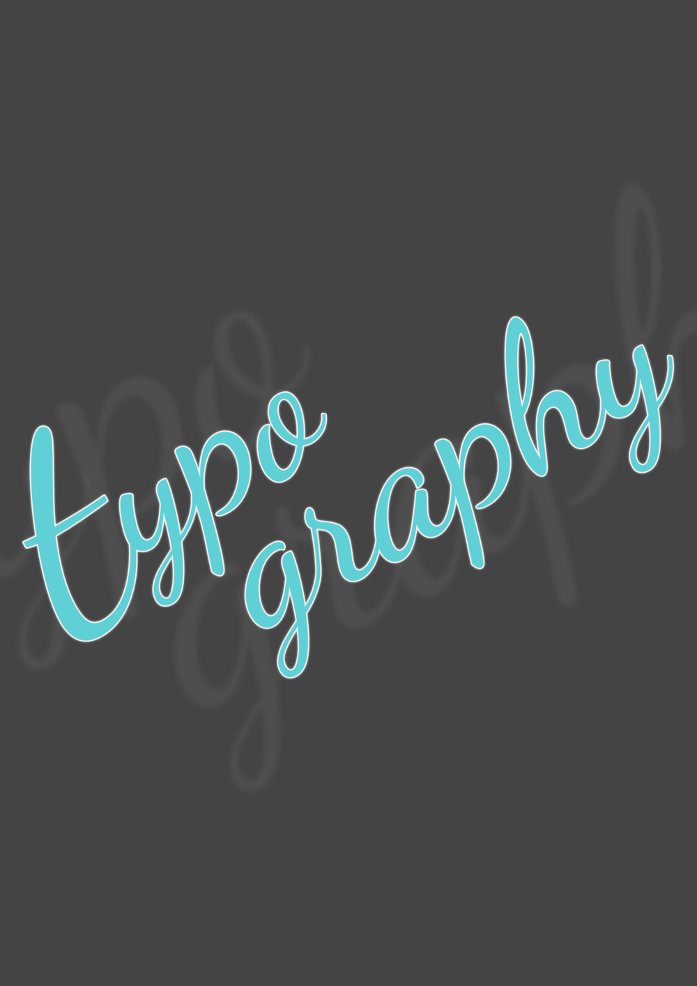 Typography Poster | Skillshare Student Project