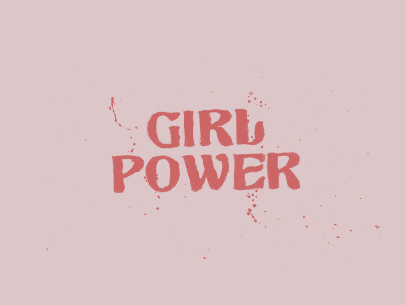 GIRL POWER GIF | Skillshare Student Project