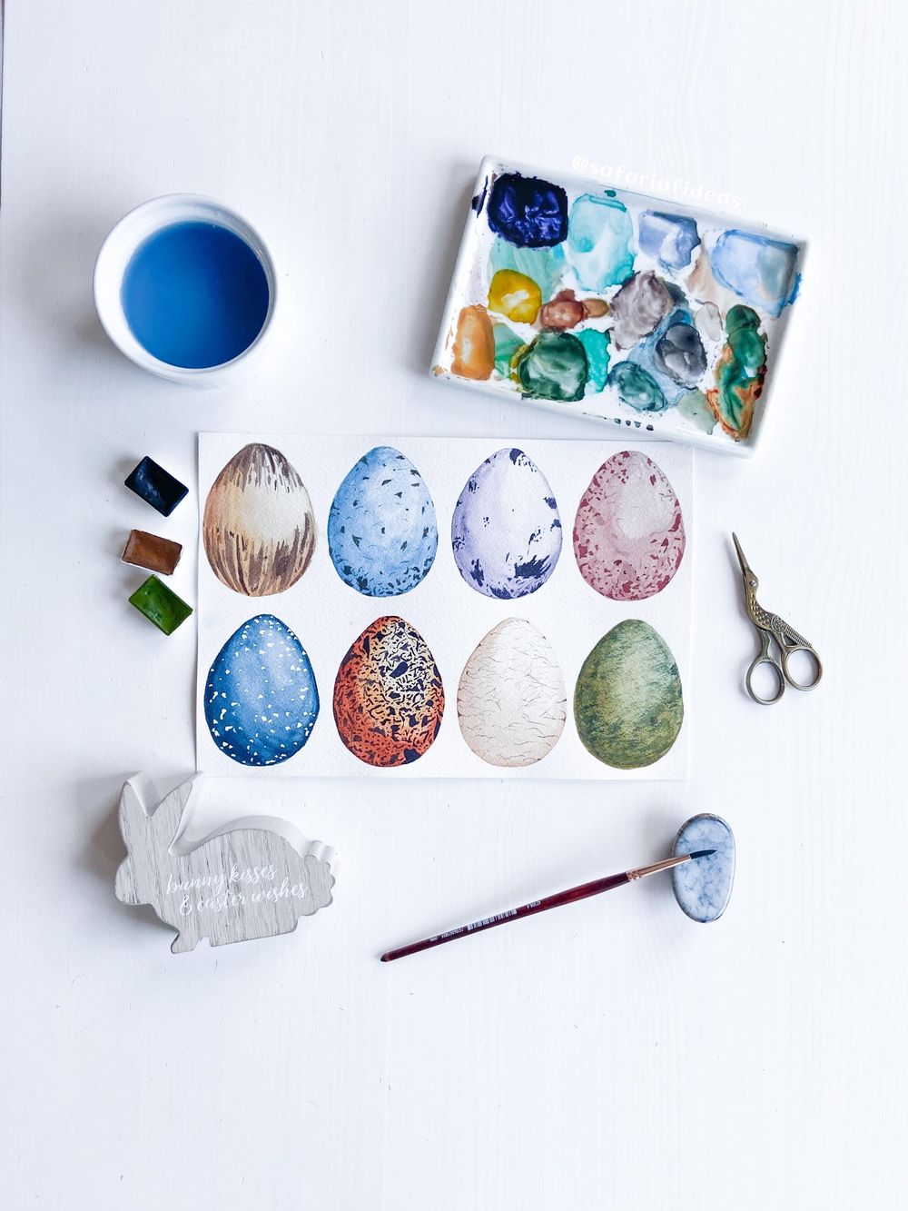 Textured eggs | Skillshare Student Project