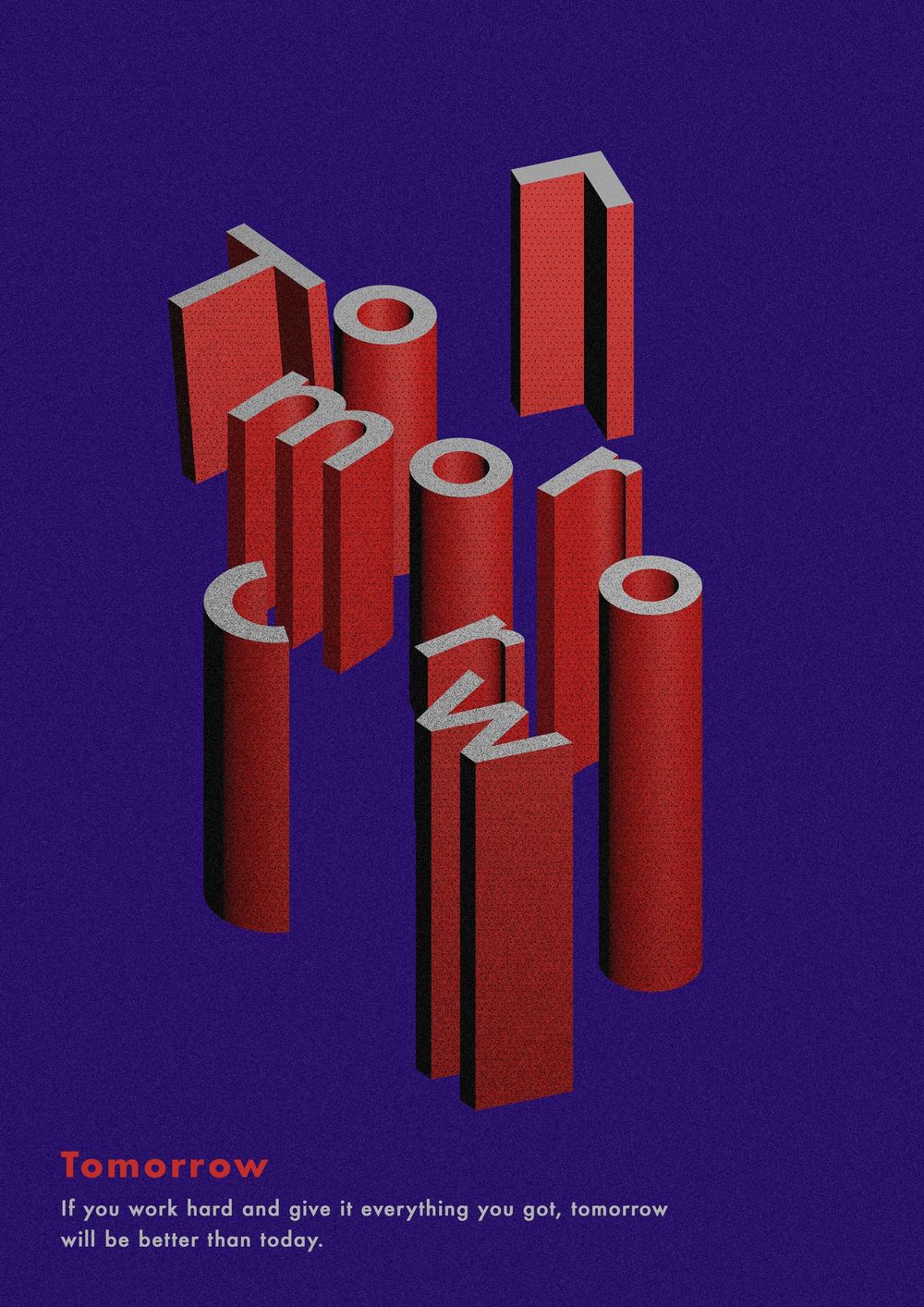 Poster with Typography. | Skillshare Student Project