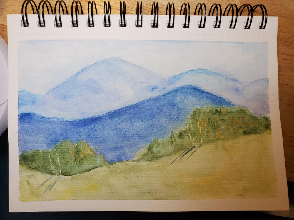 Mountain Ranges in Watercolor | Skillshare Student Project