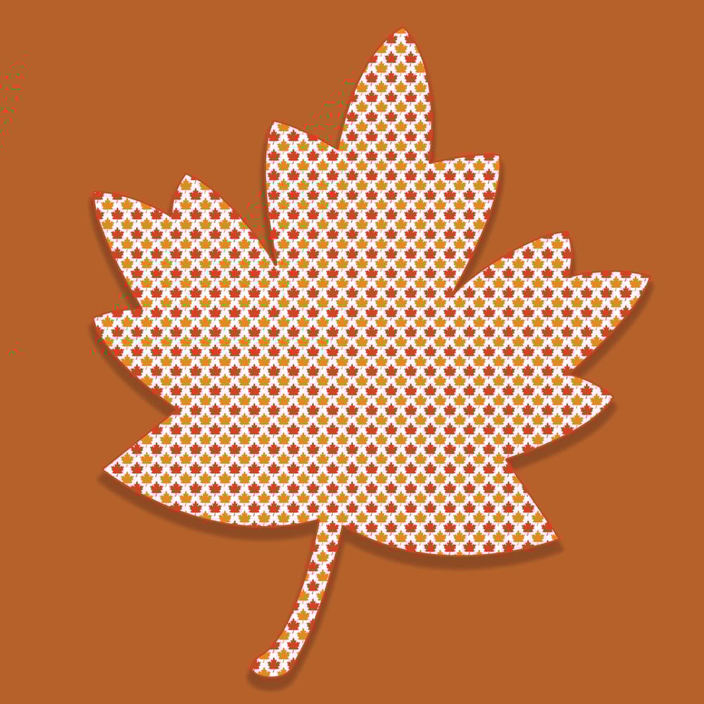 Fall Leave Repeating Patter Inside of a Fall Leaf | Skillshare Student Project