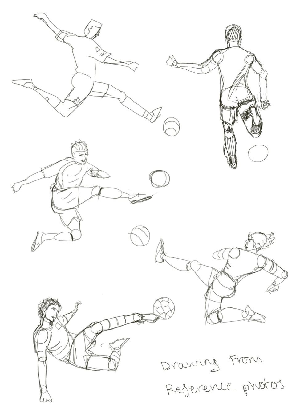 Exaggeration Exercise, Poses in Shapes and Action Figures | Skillshare ...