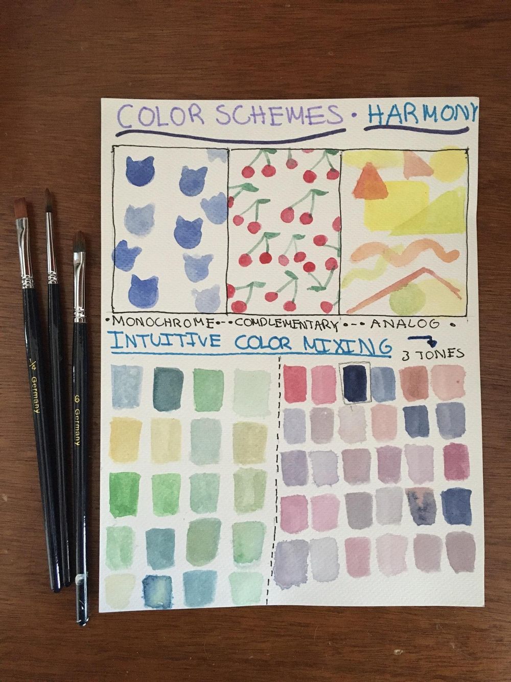 Color Mixing Exercises | Skillshare Student Project