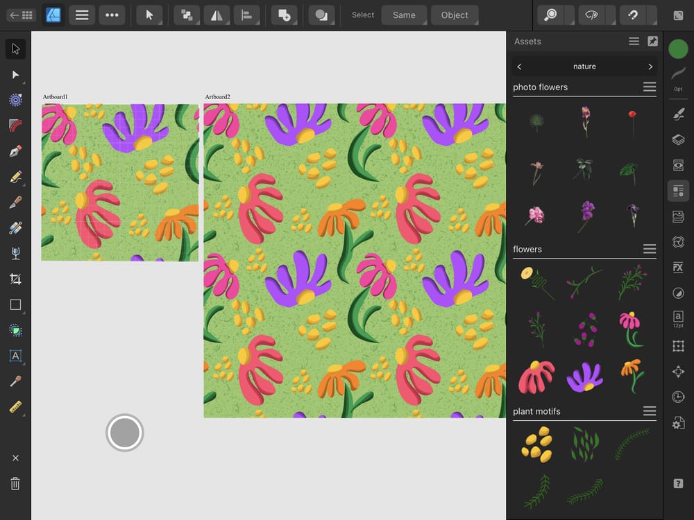 Flower Asset Pattern | Skillshare Student Project